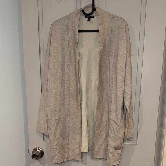 Eileen Fisher | Sweaters | Eileen Fisher Light Tan Open Front Cardigan ...